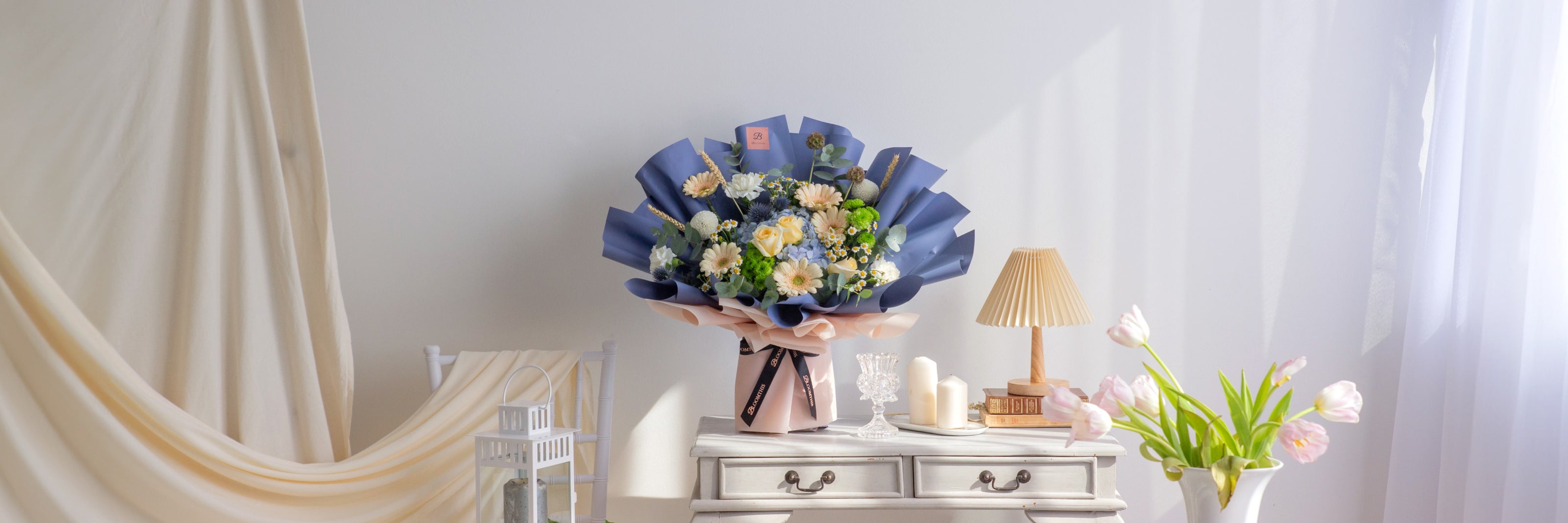 💙 Beautiful Blue Flowers | Free Same-Day Blue Flower Delivery - Bloomthis