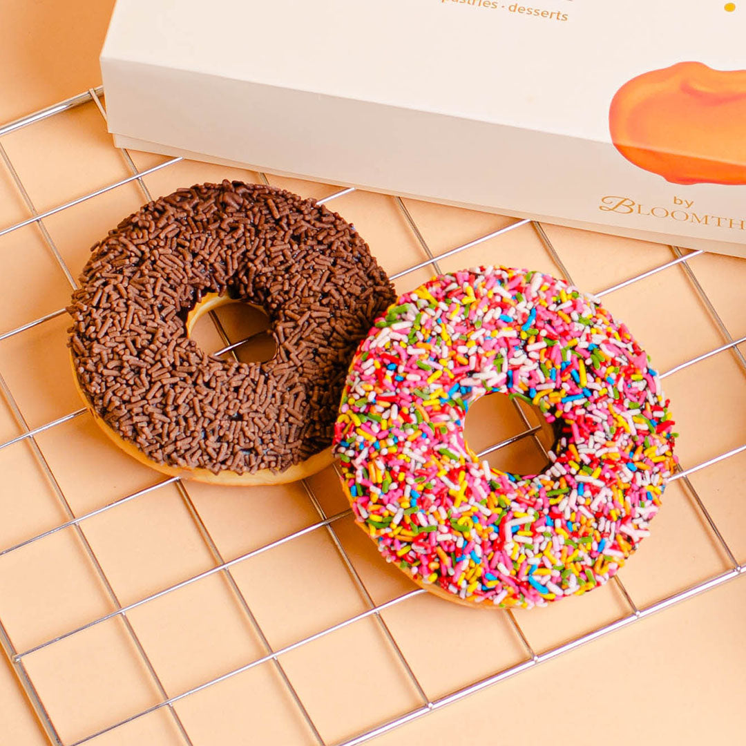 Sweet Stuff Chocolate & Rainbow Rice Donuts (2 pcs) (AO) | Free ...