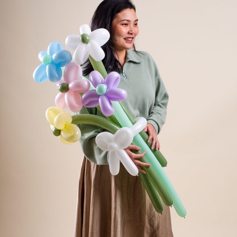 Daisy Balloon Bouquet (5 Stalks) | Free Delivery | Bloomthis
