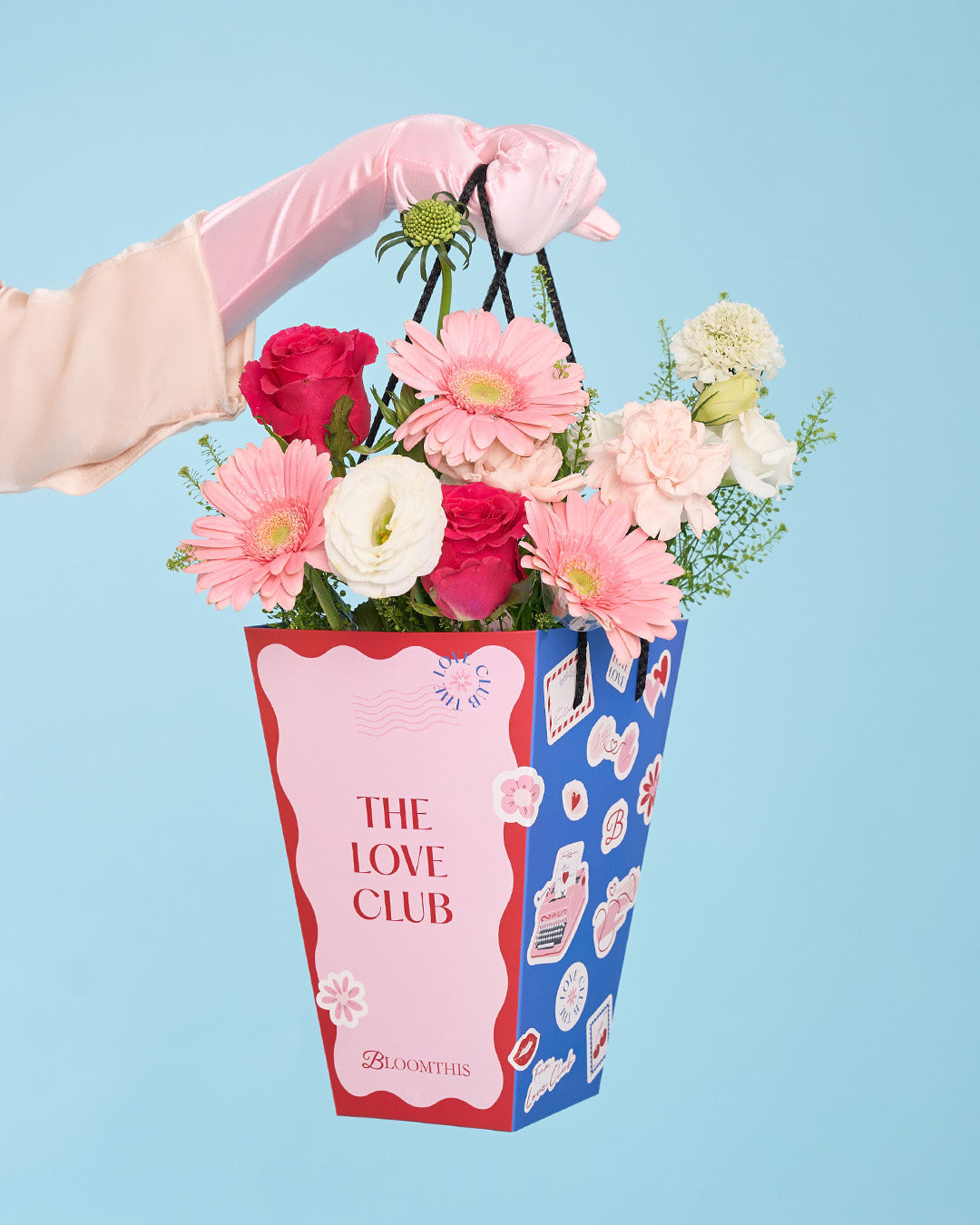 Love Club Imogen Pink Rose Mini BloomBag | Free Same-Day Delivery ...