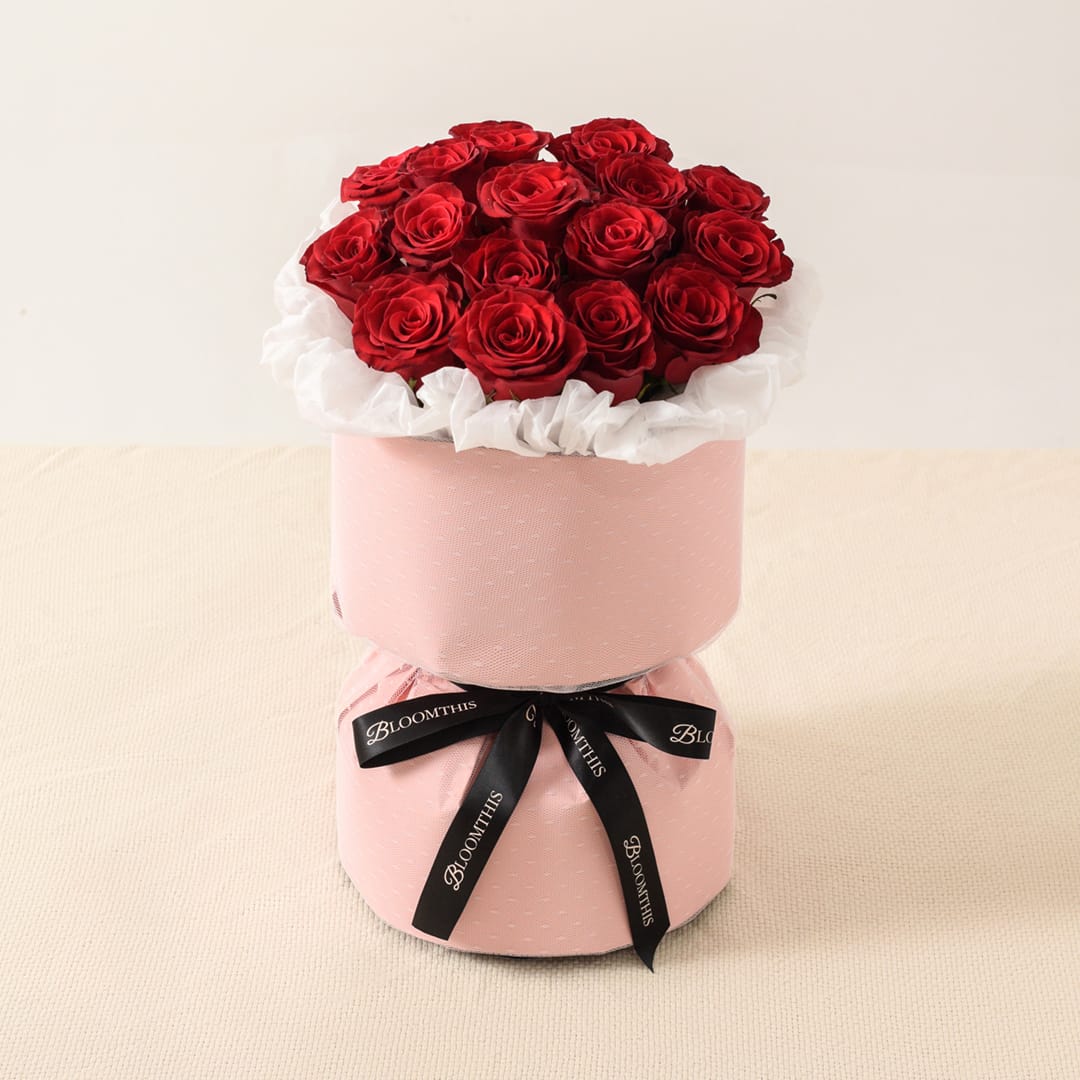 Rachel Ruby Rose Bouquet | Free Delivery | Bloomthis