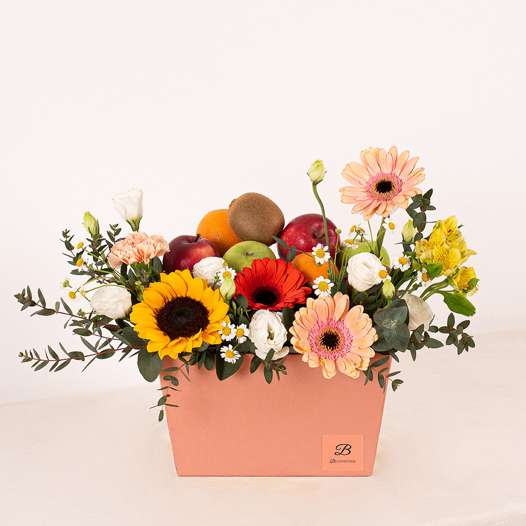 Hester Flowers & Fruit Basket | Free Delivery | Bloomthis