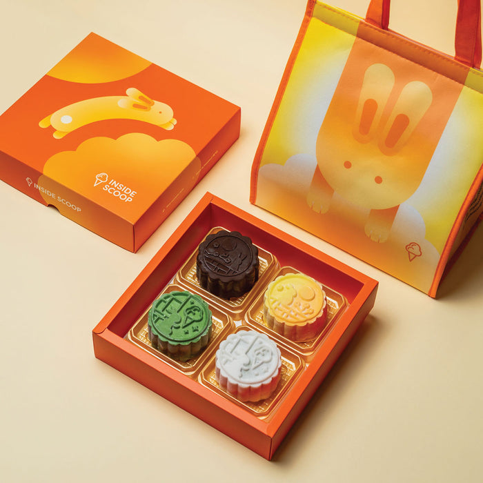 Inside Scoop 4-Piece Ice Cream Mooncake Gift Set | Free Delivery ...