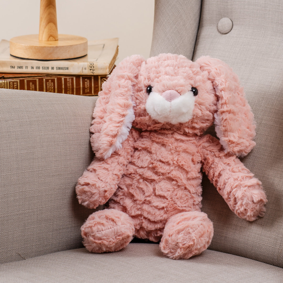 Colleney Peach Bunny Plushie | Free Delivery | Bloomthis