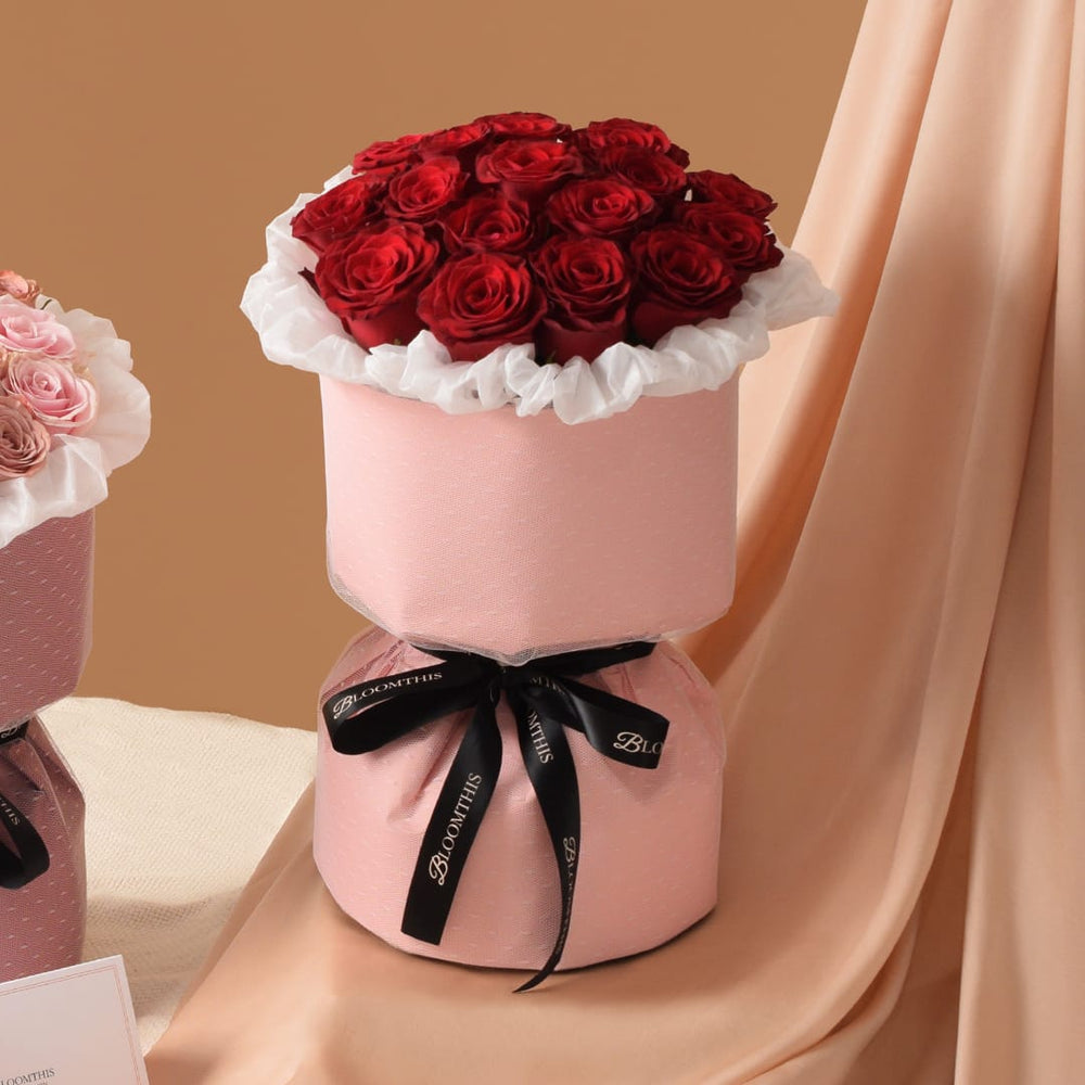 Rachel Ruby Rose Bouquet | Free Delivery | BloomThis