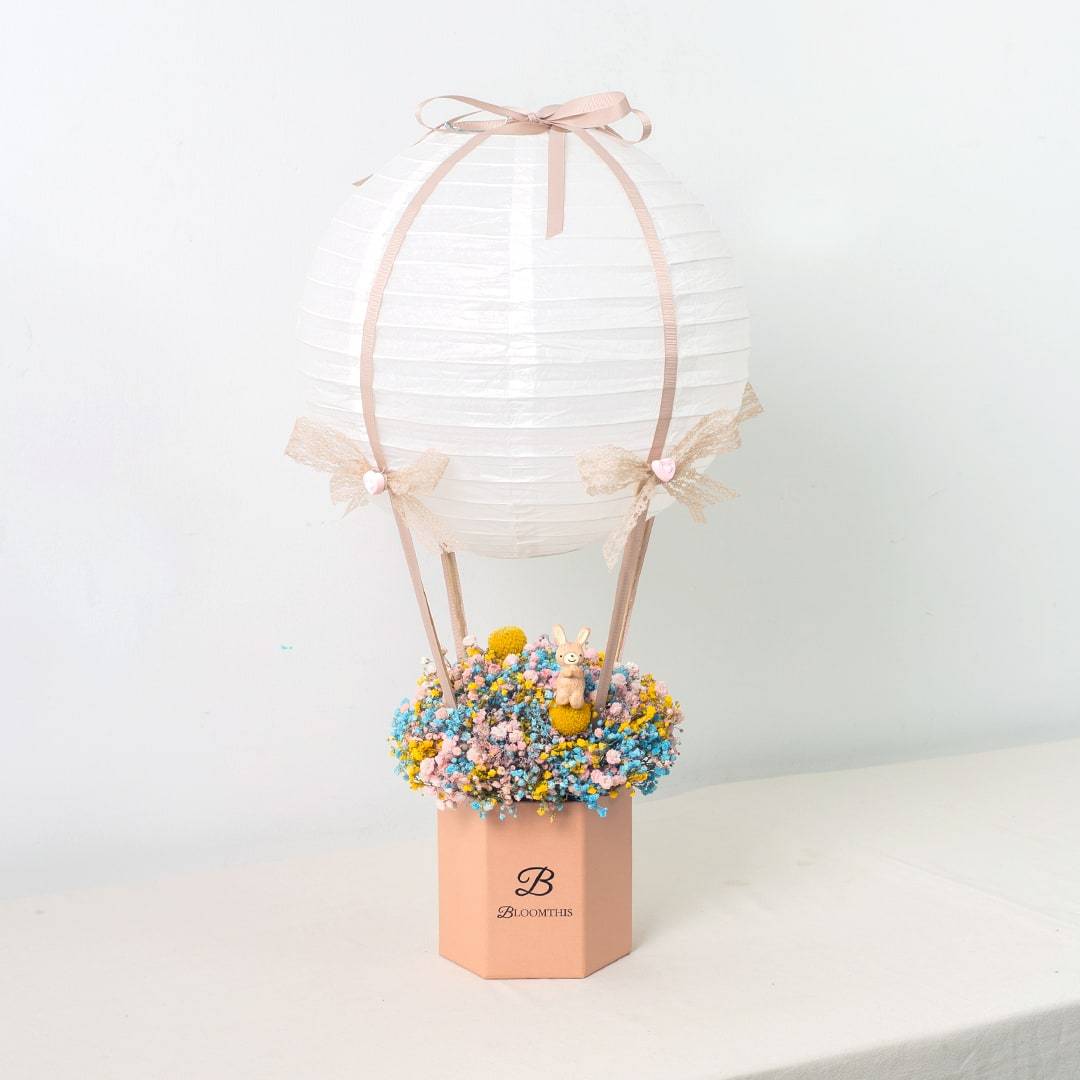 Nikko Baby's Breath Flower Box | Free Delivery | Bloomthis
