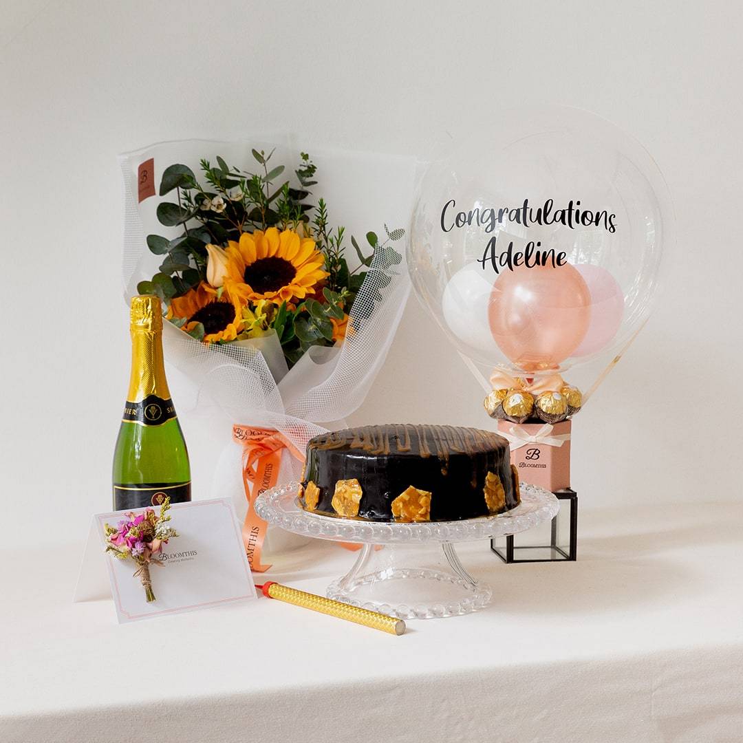 Congrats Celebration Pack | Celebration Pack | Bloomthis - Gift Delivery